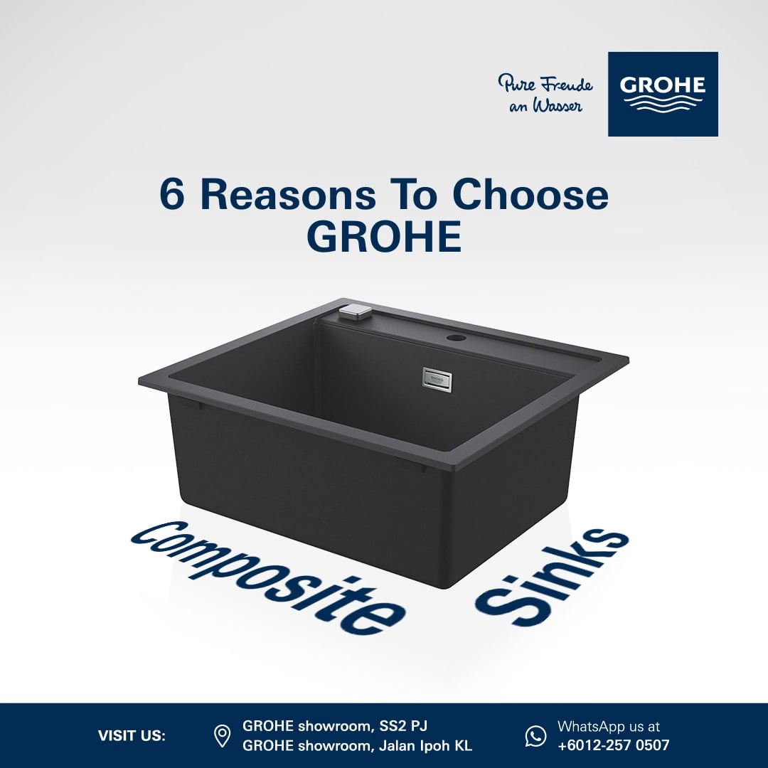 6 Reasons To Choose GROHE Composite Sinks - Silver Mouse